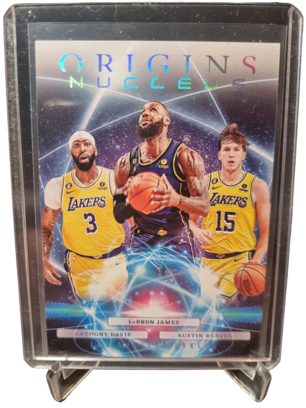2023-24 Panini Origins #16 Lebron James/Anthony Davis/Austin Reeves Or ...