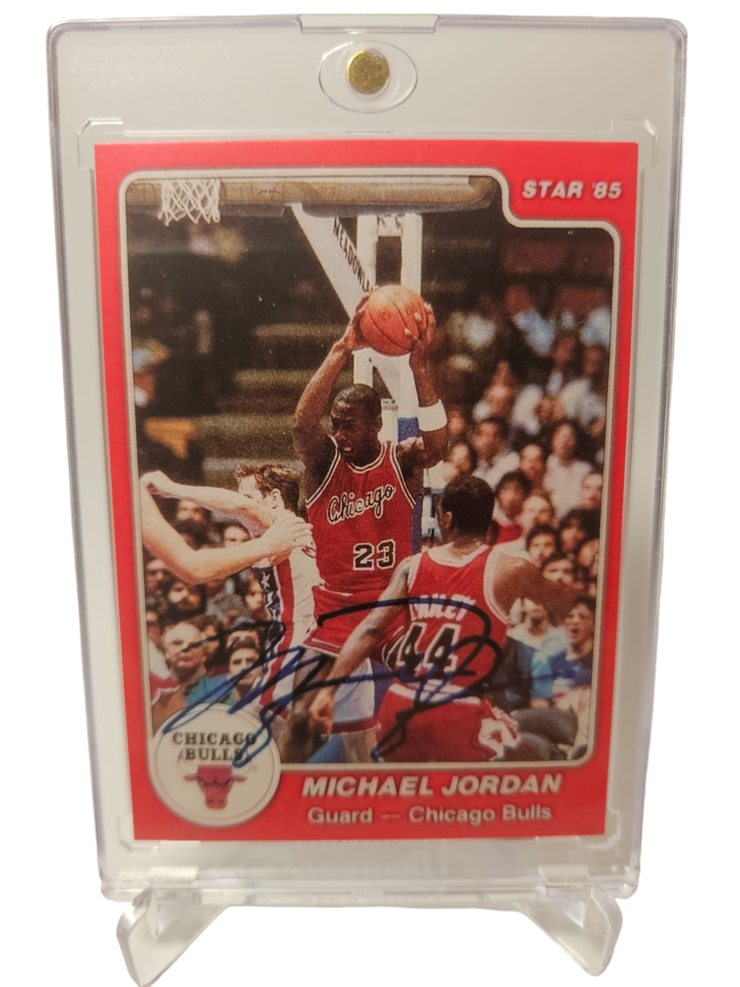 1984 Star #101 Michael Jordan Rookie Card Autograph Reprint ...