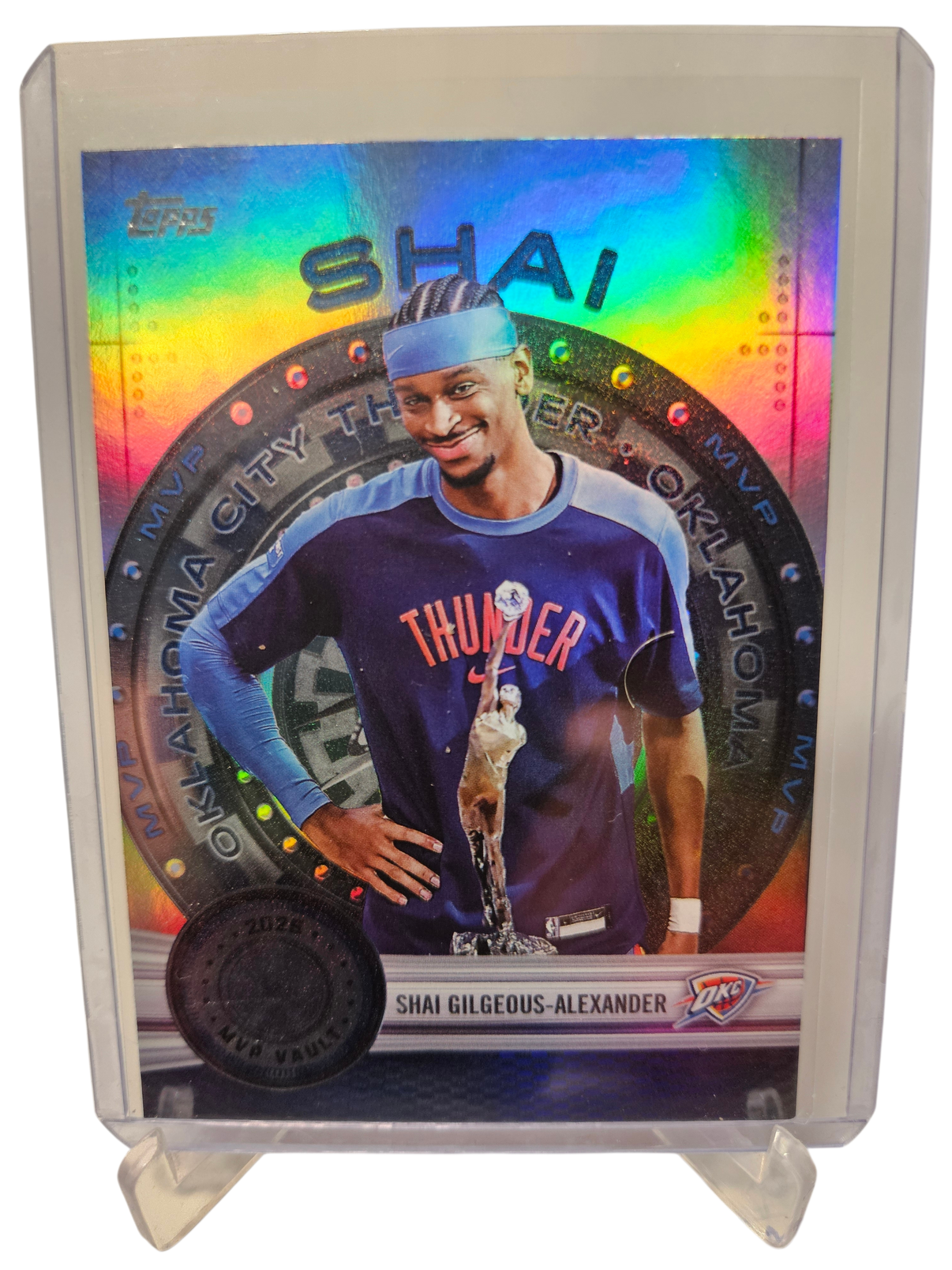 2025 Topps #MVP-2 Shai Gilgeous-Alexander 2025 MVP Vault Holo ...